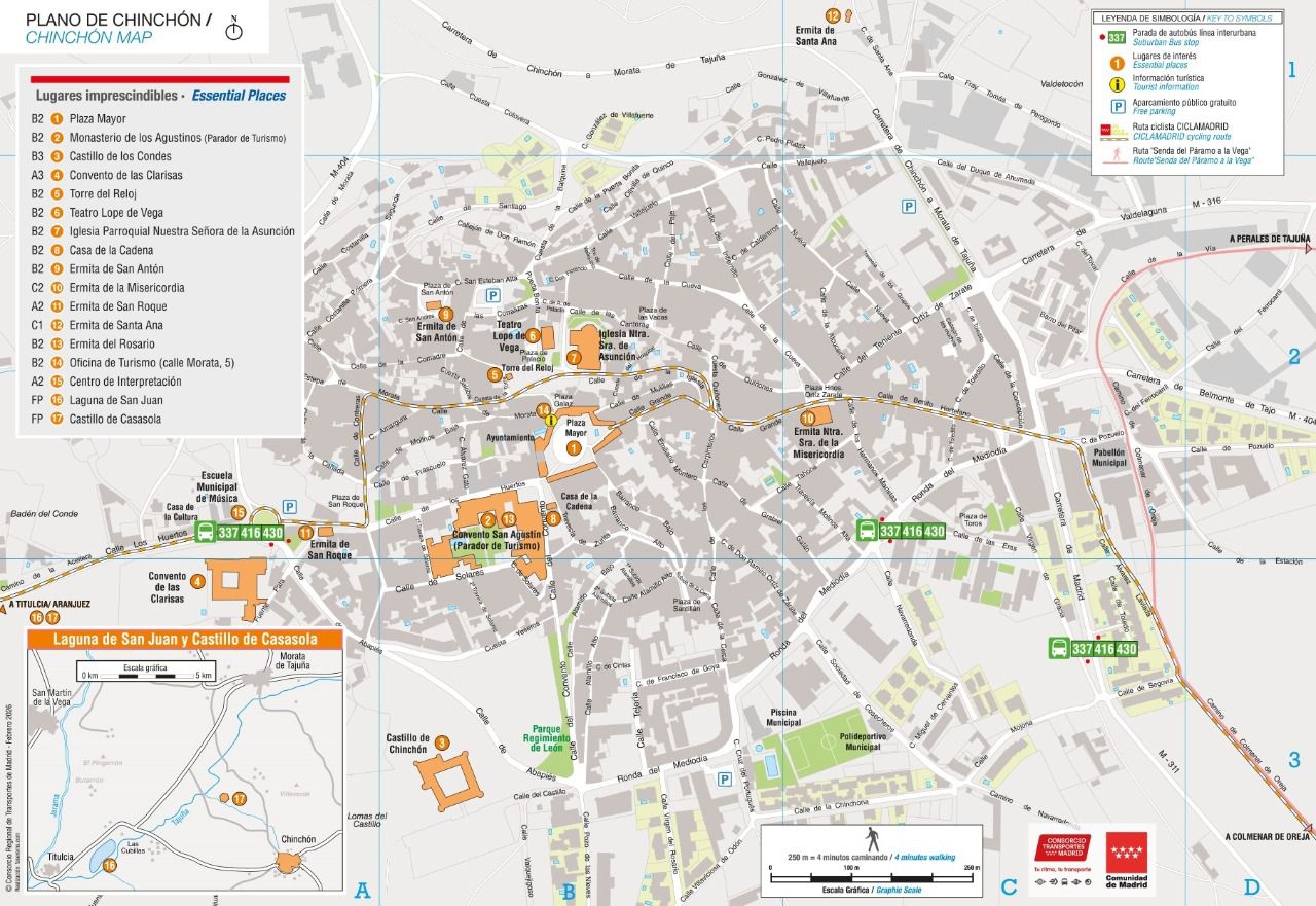 Explora Chinchón sin perderte de nada gracias a su nuevo mapa turístico ...